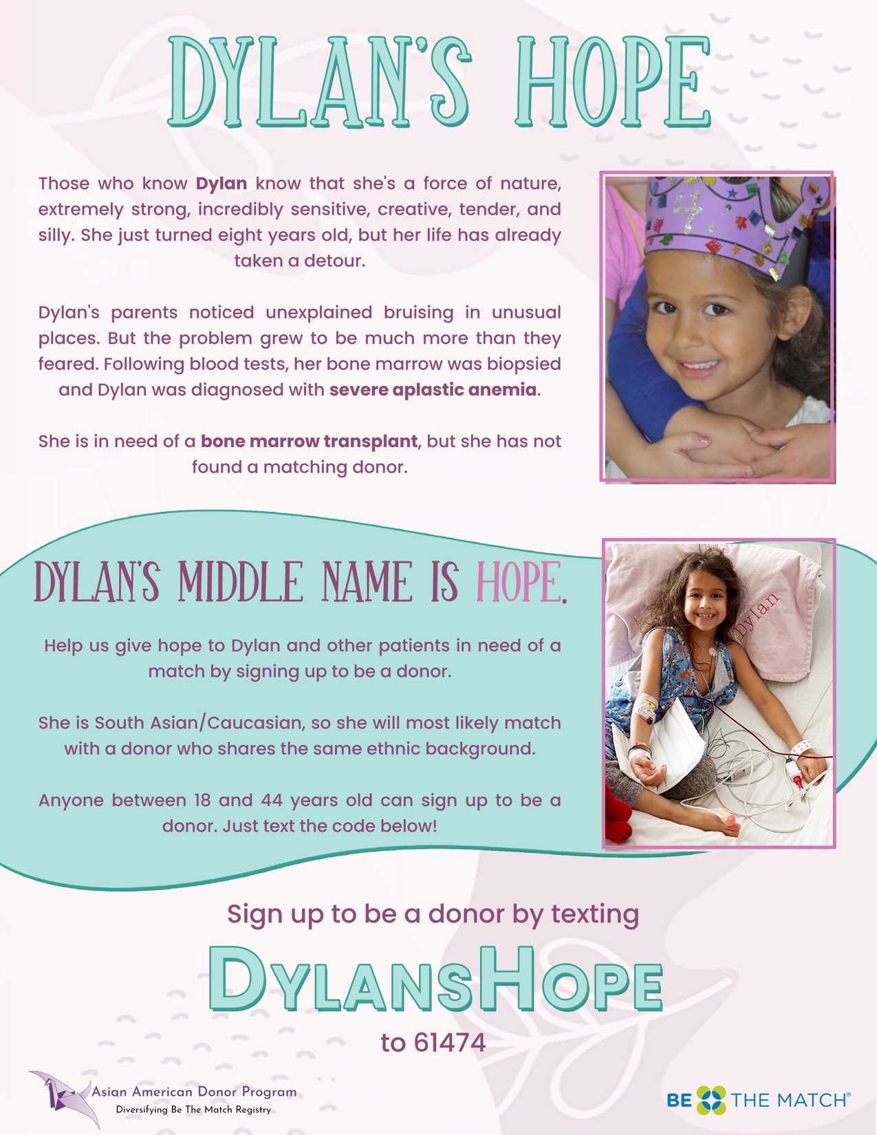 Dylan – Asian American Donor Program